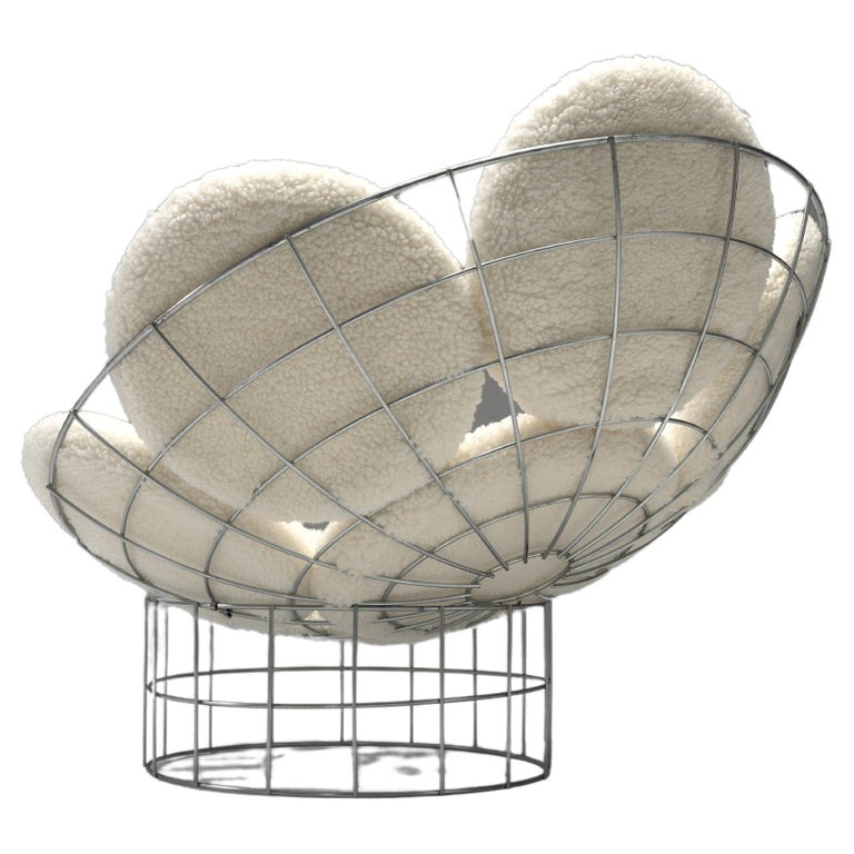 Danish Peacock Lounge Chair by Verner Panton for Plus-Linje, 1960s For ...