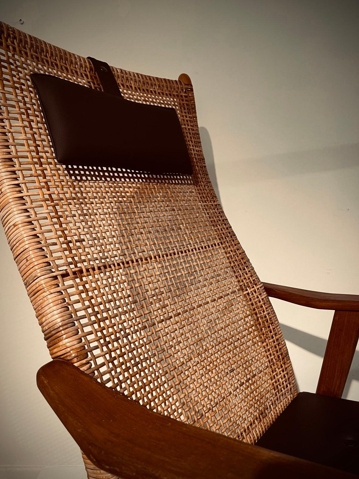 Danish Rocking Chair For Sale at 1stDibs