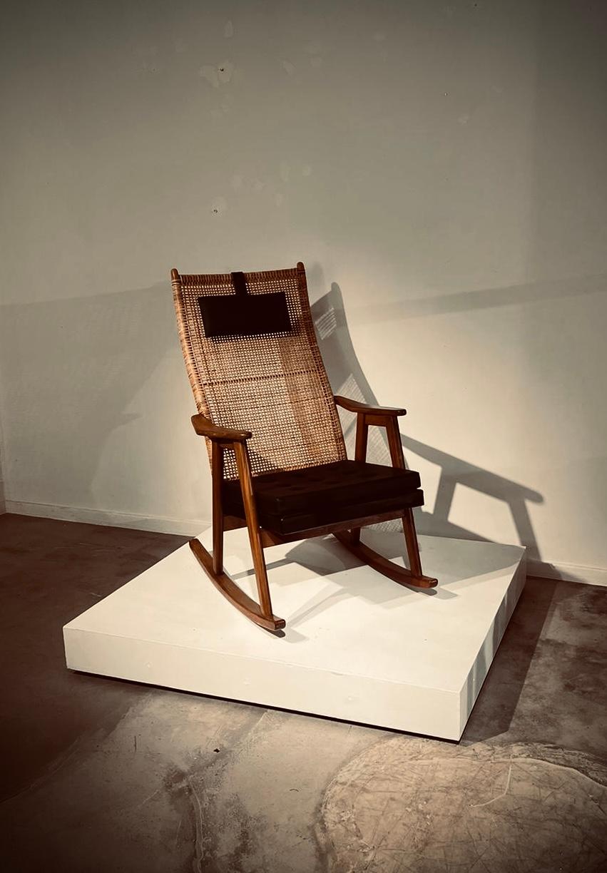 Danish Rocking Chair For Sale at 1stDibs