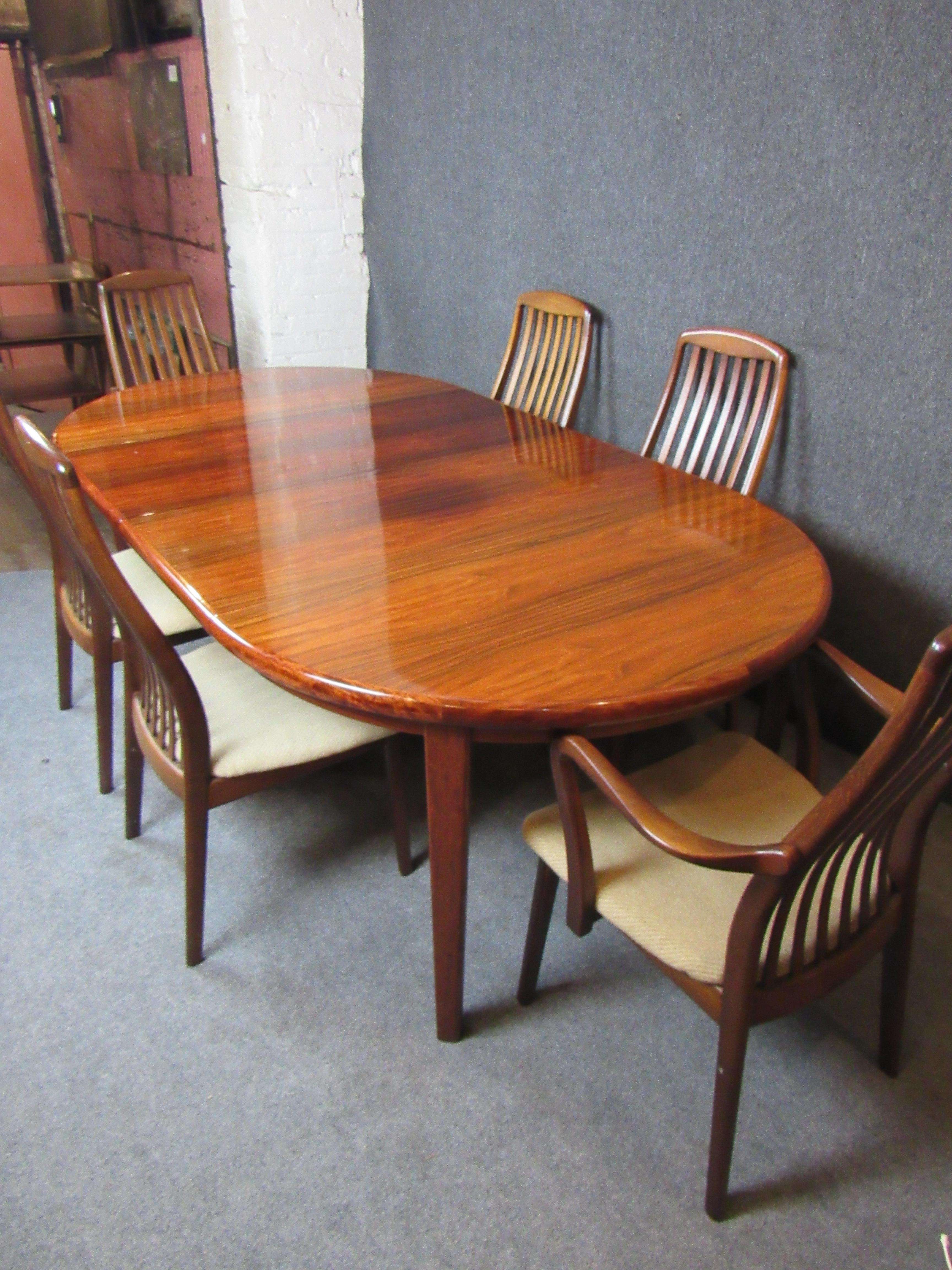 Danish Rosewood Dining Set by Preben Schou for Rasmsus Furniture For ...
