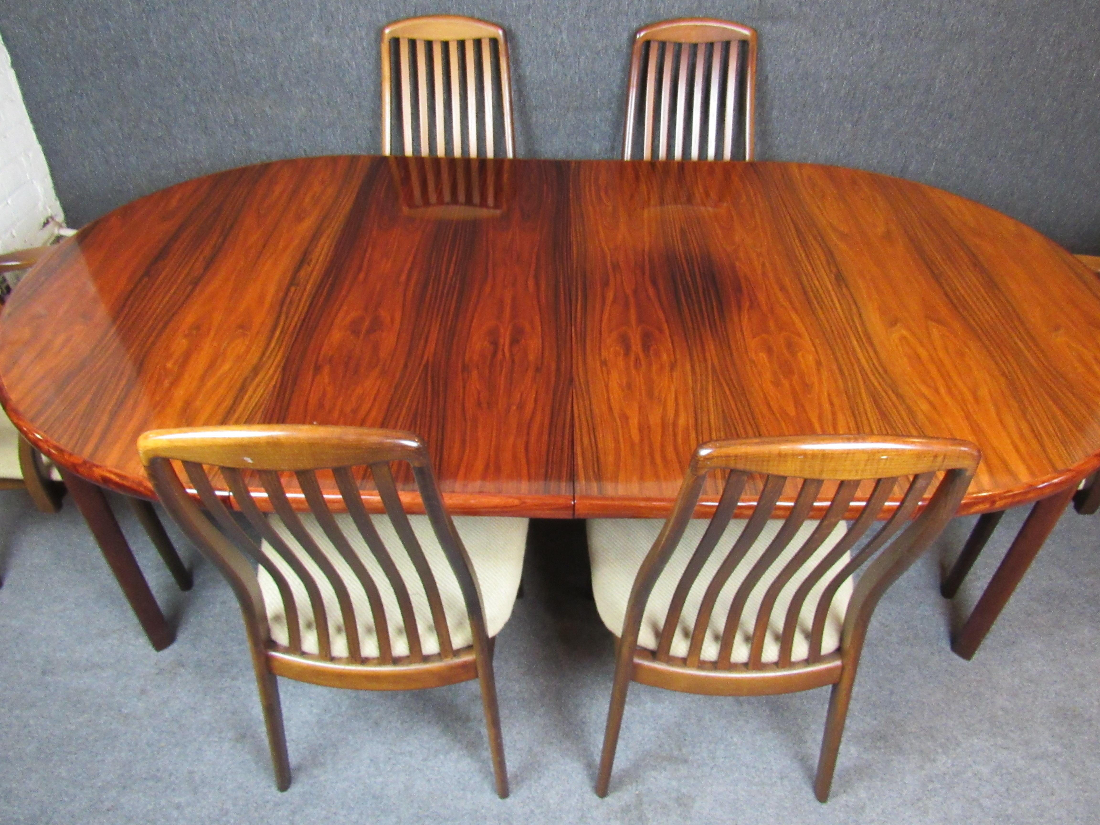 Danish Rosewood Dining Set by Preben Schou for Rasmsus Furniture For ...