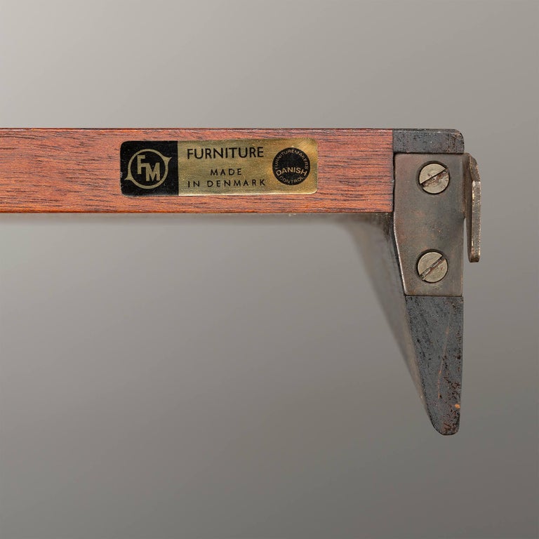 Danish Rosewood Reol Shelve Wall Unit in by Kai Kristiansen for Fm ...
