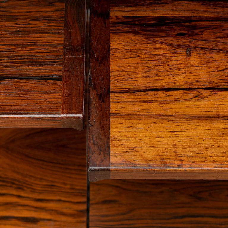 Danish Rosewood Reol Shelve Wall Unit in by Kai Kristiansen for Fm ...