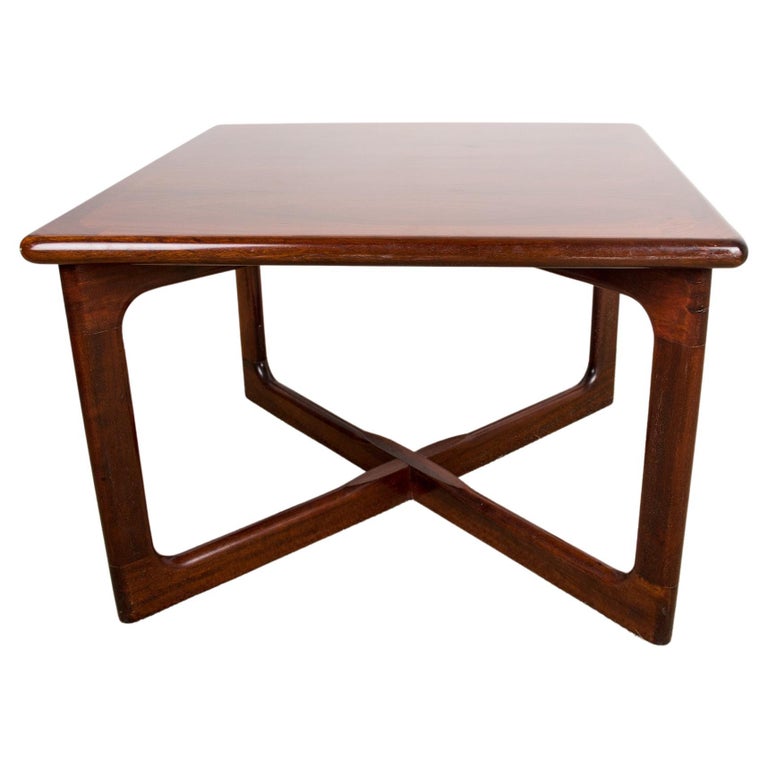 Danish Rosewood Squared Coffee Table from Dyrlund, 1970 For Sale at 1stDibs