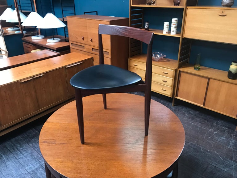 Danish Roundette Extending Midcentury Dining Set by Hans Olsen for Frem ...