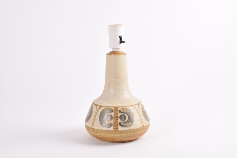 Danish Søholm Table Lamp Earthy Colors, Mid-Century Modern Handmade ...