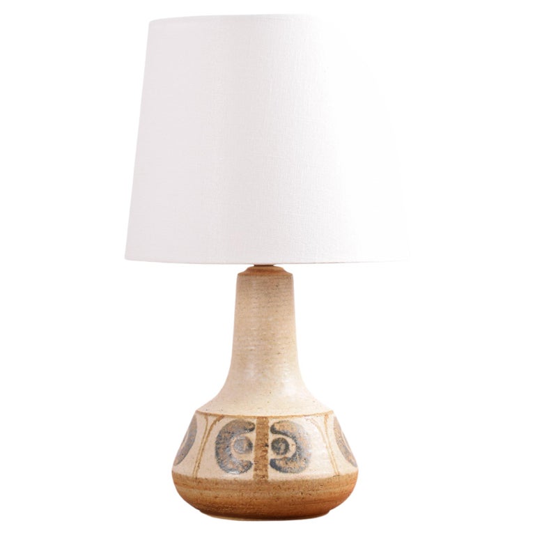 Danish Søholm Table Lamp Earthy Colors, Mid-Century Modern Handmade ...