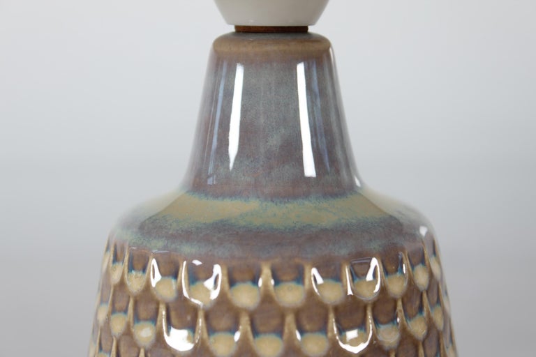 Danish Søholm Table Lamp in Einar Johansen Style Dusty Light Yellow ...