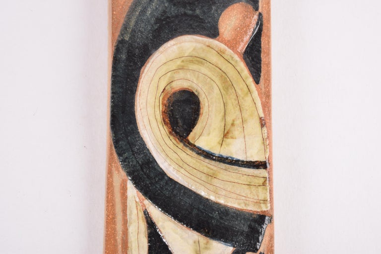 Danish Søholm Wall Plaque Parrot Bird Earthy Colors, Midcentury Ceramic ...