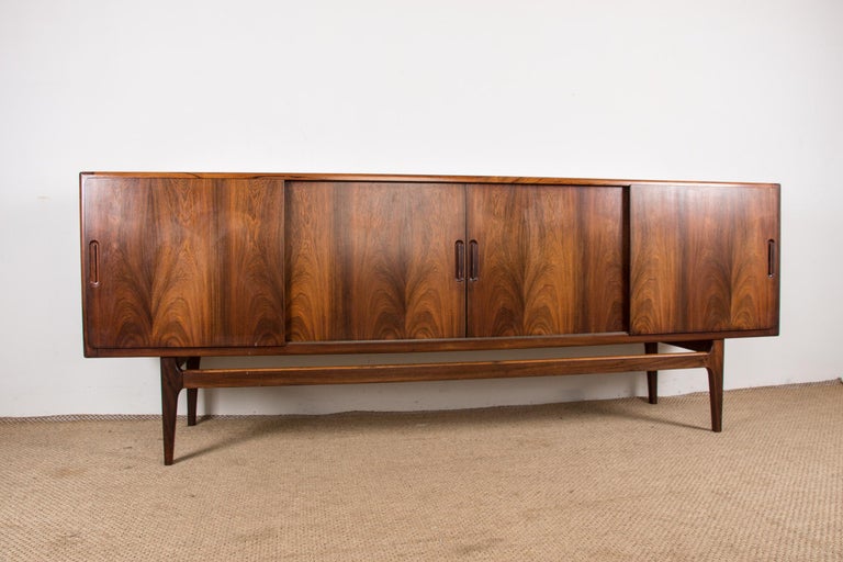 Danish Sideboard in Rio Rosewood, Bernhard Pedersen for Eskilstrup ...