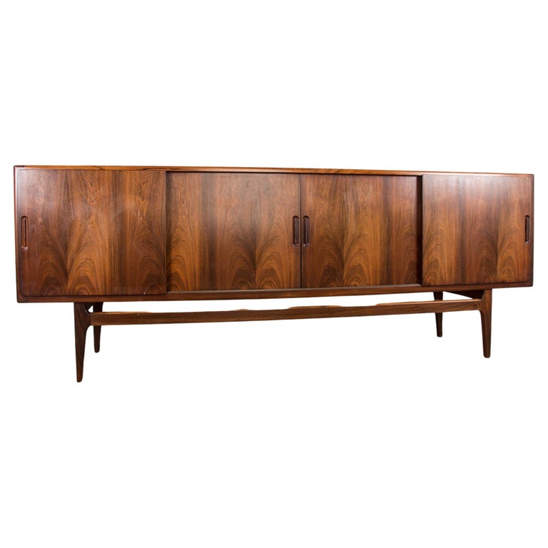 Danish Sideboard in Rio Rosewood, Bernhard Pedersen for Eskilstrup ...