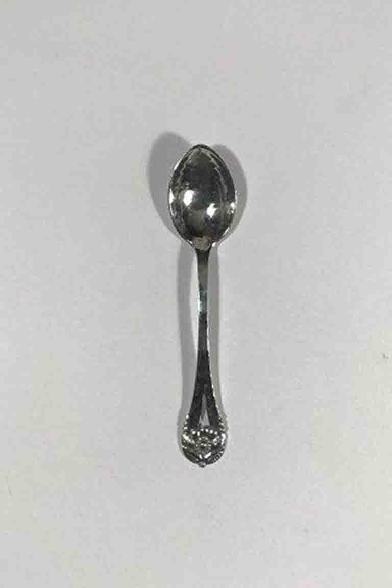 Danish Silver Salt Spoon For Sale at 1stDibs