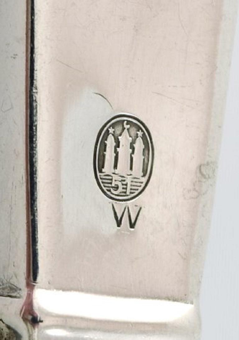 Danish Silversmith, Cake Knife in Silver, 1951 For Sale at 1stDibs