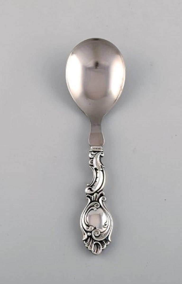 Danish Silversmith, Three Serving Parts in Silver, Rococo Style, 1940s ...