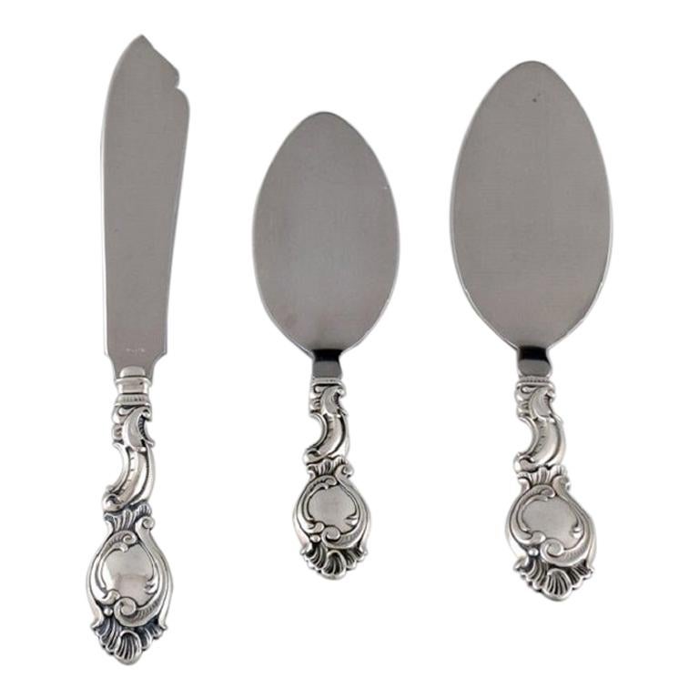 Swedish Silversmith, Two Silver Salt Vessels, Empire Style For Sale at ...