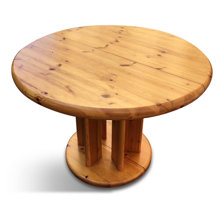 Danish Solid Pine Extension Dining Set by Rainer Daumiller for ...