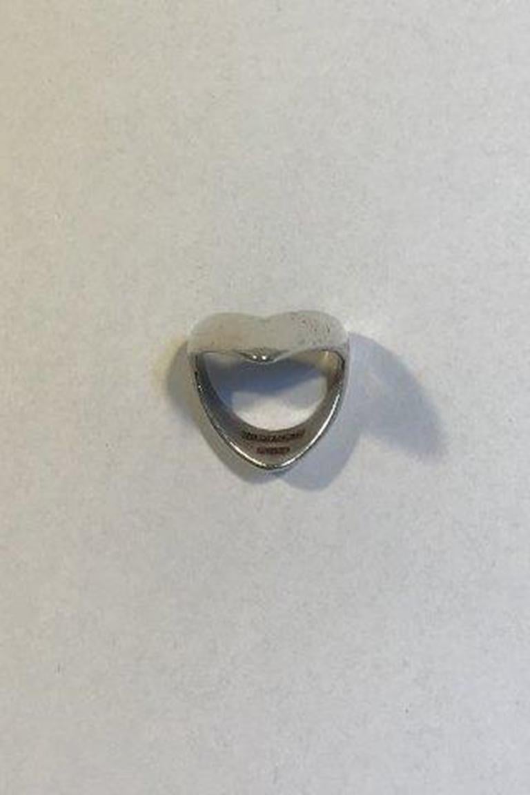 Danish Sterling Silver Ring 'Mitre' For Sale at 1stDibs