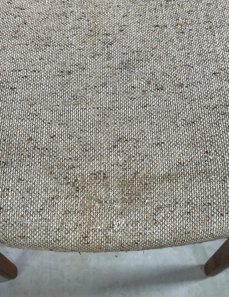 Danish Style D-Scan Sculptural Dining Chairs, Set of 6 at 1stDibs