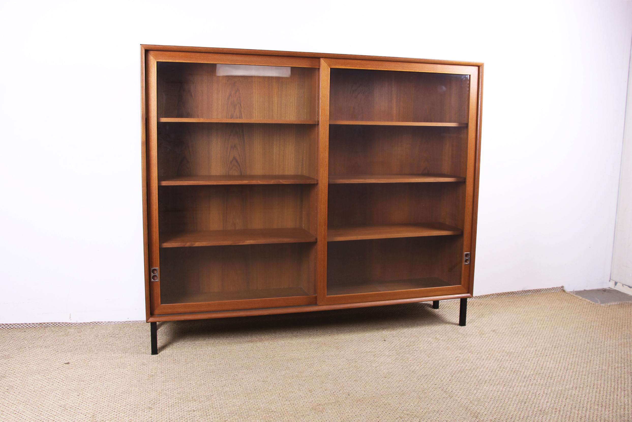 Danish Teak Bookcase by Arne Vodder for Sibat, 1960 For Sale at 1stDibs