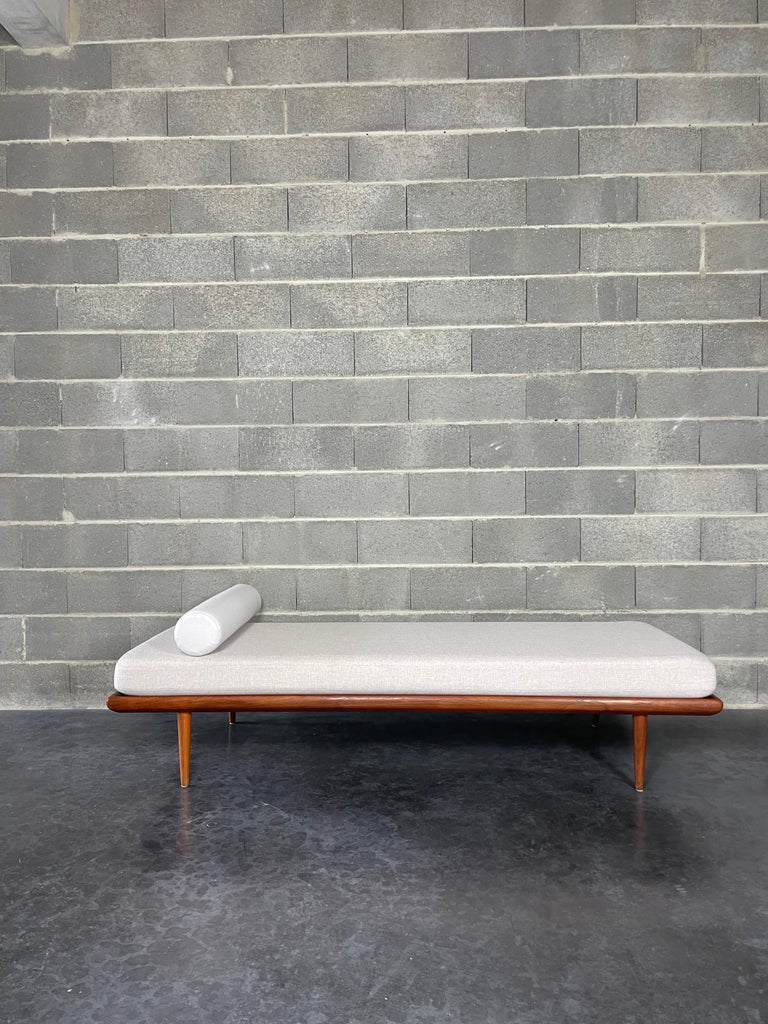 Danish Teak Daybed and Sofa Model Minerva by Peter Hvidt and Orla Mølgaard 50s For Sale at 1stDibs
