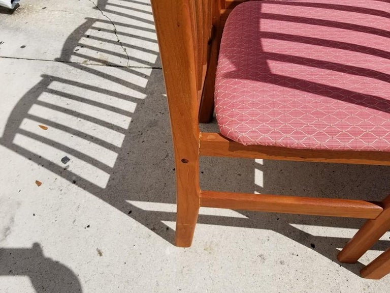 Danish Teak Dining Chairs Denmark by Hugo Fransden - Set of 7 For Sale ...