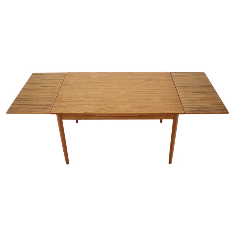 Danish Teak Extendable Dining Table, 1960s at 1stDibs