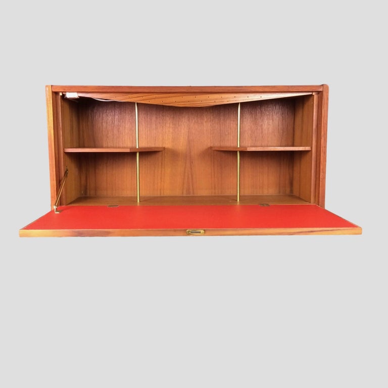Danish Teak Mini Bar For Sale at 1stDibs