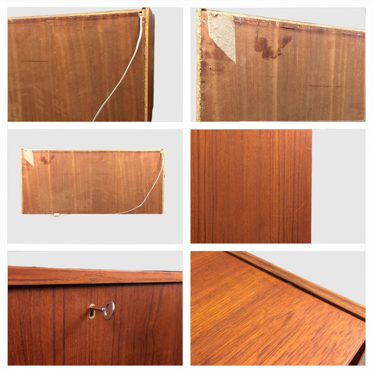 Danish Teak Mini Bar For Sale at 1stDibs