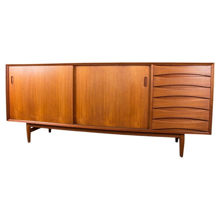 Danish Teak Sideboard Model OS 29 by Arne Vodder for Sibast, 1960 at ...