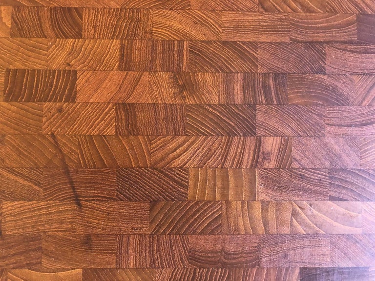 Danish Teak Sloped Butcher Block Cutting Board by Richard Nissen For ...