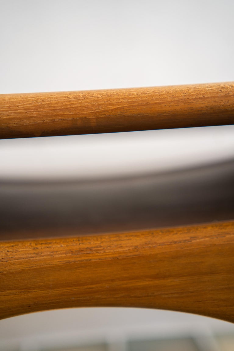 Danish Teak Smile Table by Johannes Andersen for CFC Silkeborg, 1950s ...