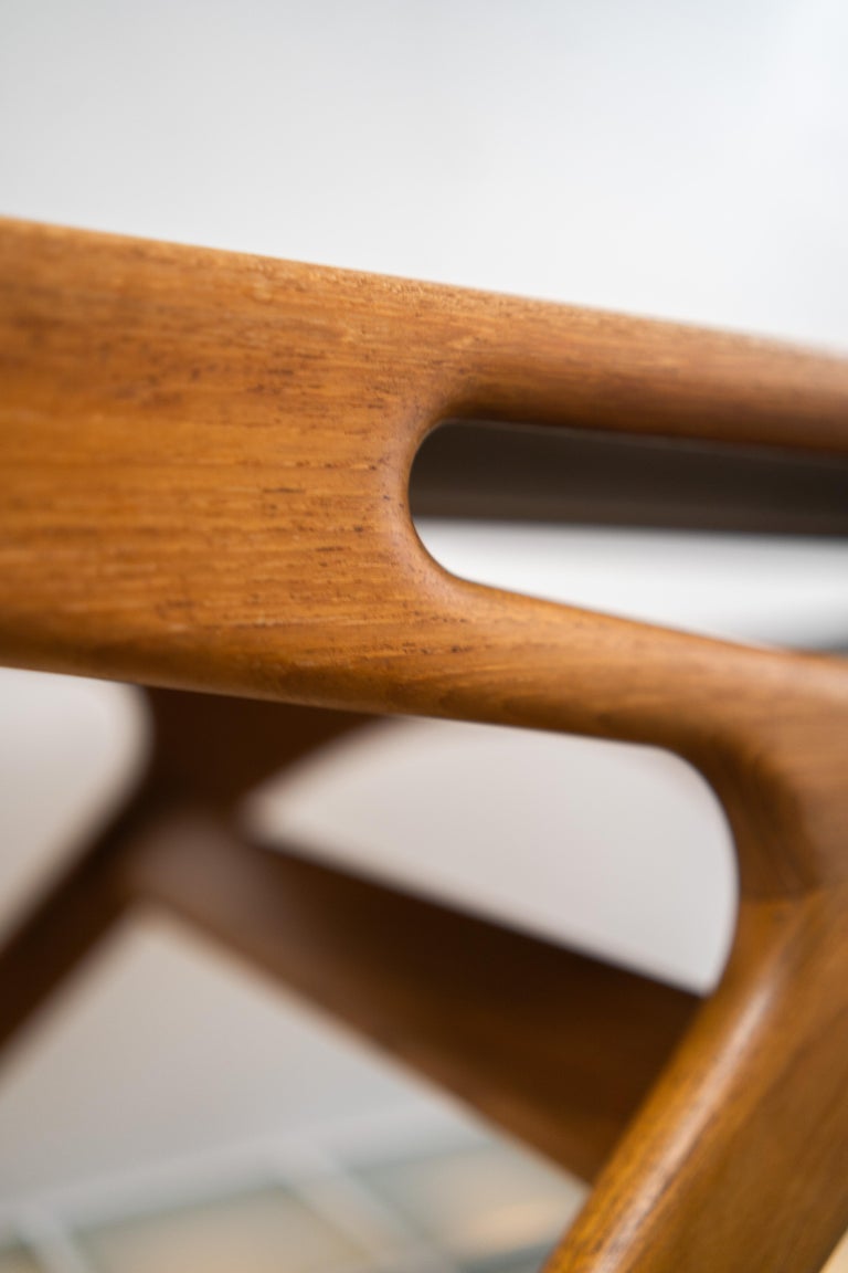 Danish Teak Smile Table by Johannes Andersen for CFC Silkeborg, 1950s ...