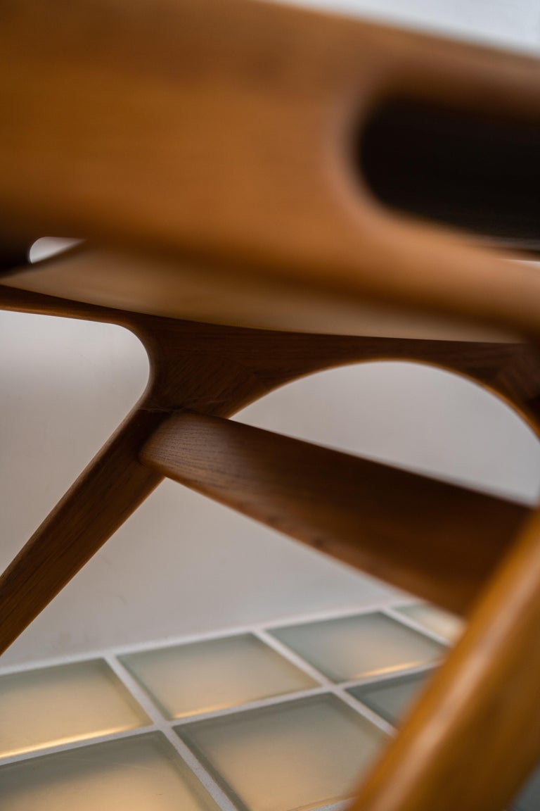 Danish Teak Smile Table by Johannes Andersen for CFC Silkeborg, 1950s ...