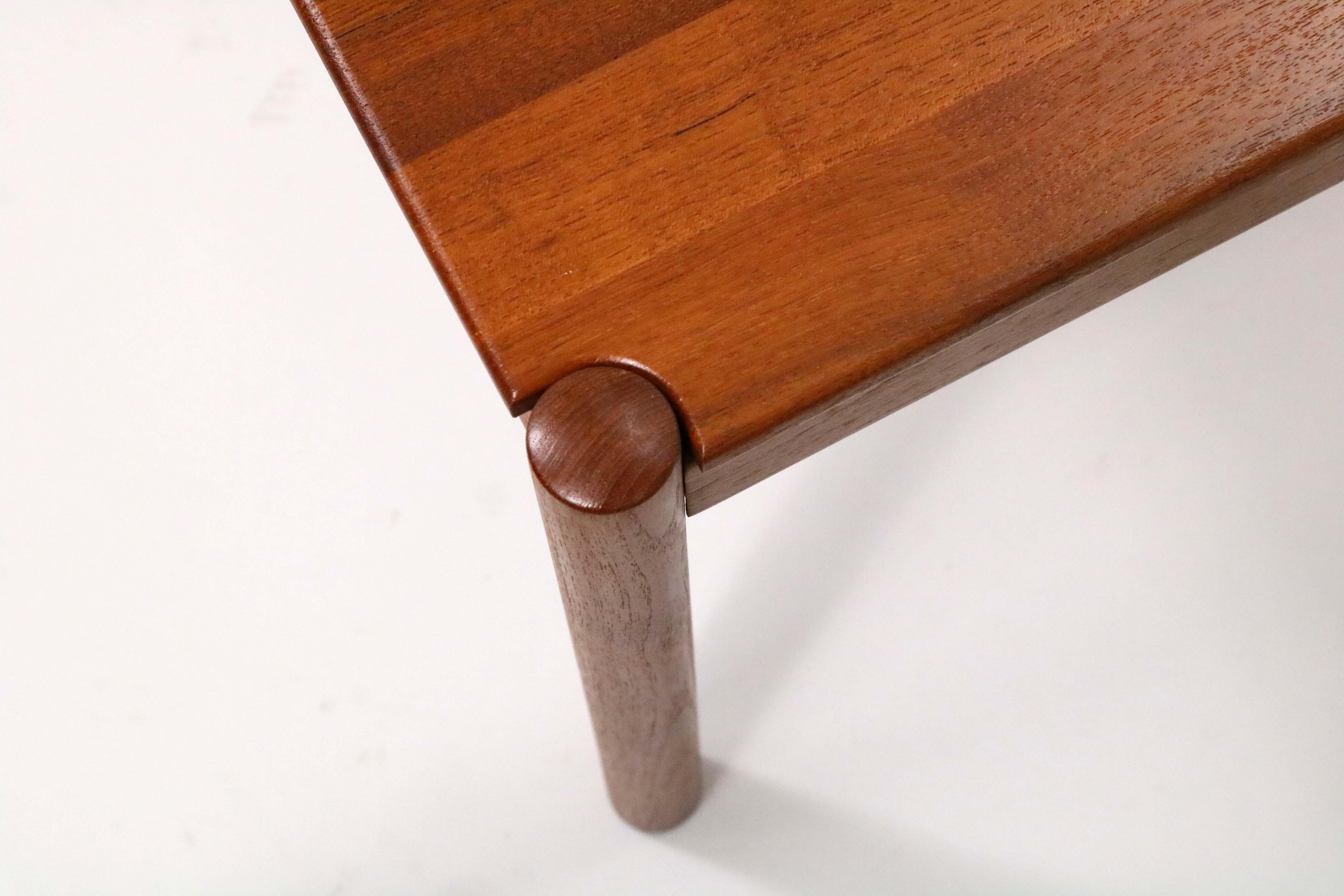 Danish Teak Tables with Reversible Tops by Magnus Olesen A/S For Sale ...