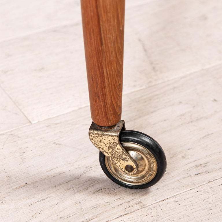 Danish Teak Trolley For Sale at 1stDibs