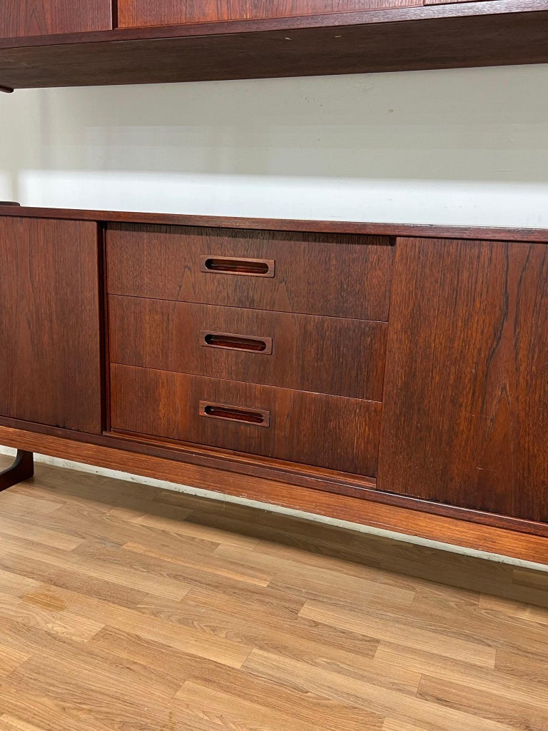 Danish Teak Two Tier Credenza in the Style of Hans Wegner, Circa 1960s ...