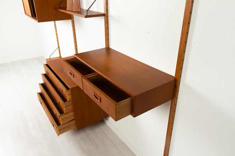 Danish Teak Wall Unit by PS System 1960s at 1stDibs | modular mid ...