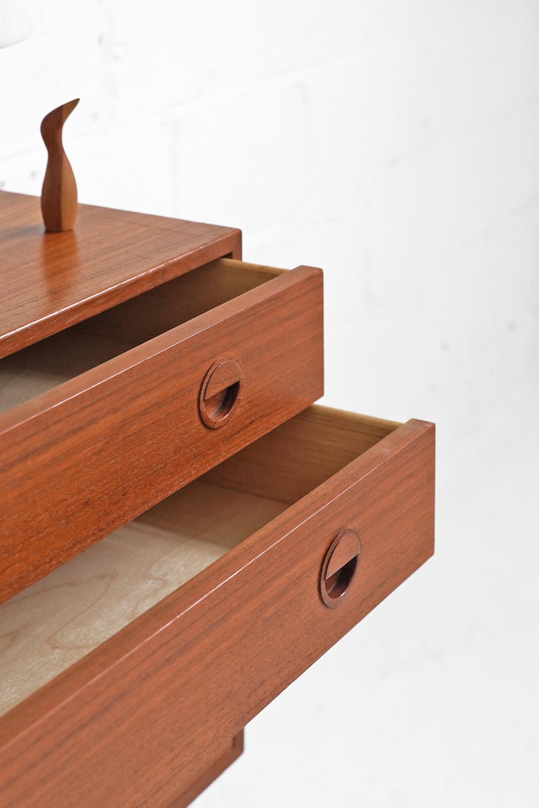 Danish Teak Wall Unit by Rud Thygesen and Johnny Sorensen for Hansen ...
