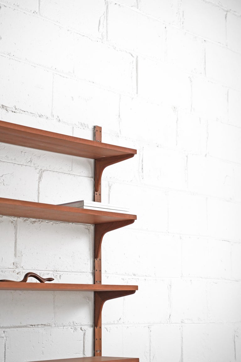 Danish Teak Wall Unit by Rud Thygesen and Johnny Sorensen for Hansen ...