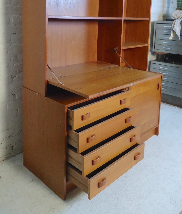 Danish Two-Piece Hutch at 1stDibs