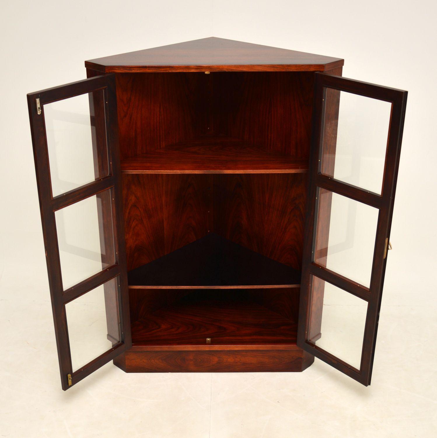 Danish Vintage Corner Cabinet For Sale at 1stDibs | retro corner cabinet