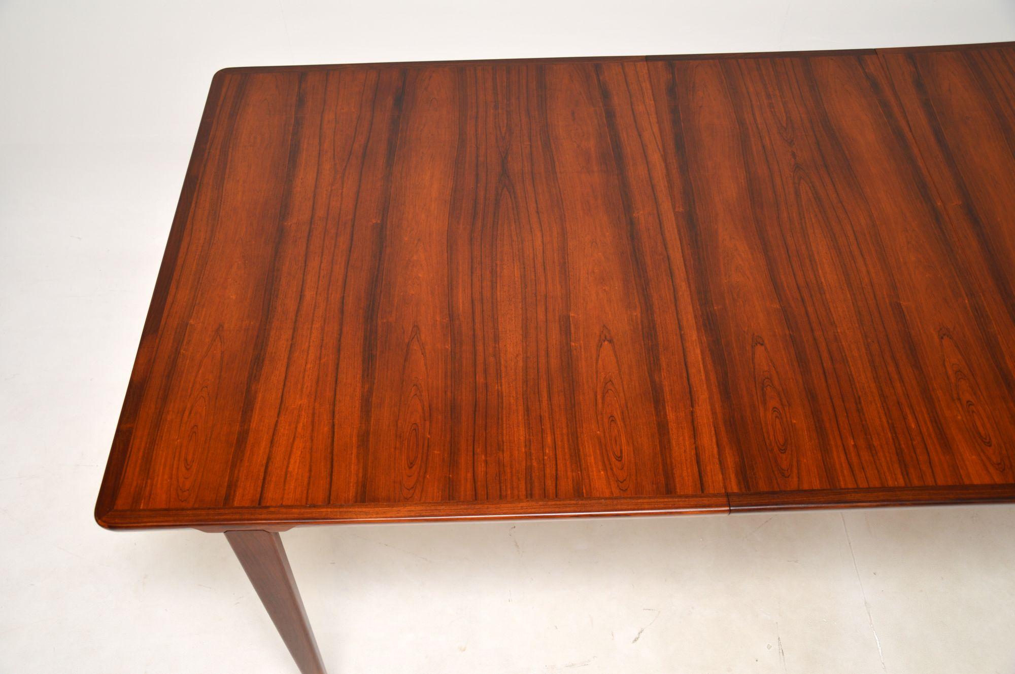 Danish Vintage Dining Table by Henry Rosengren Hansen at 1stDibs