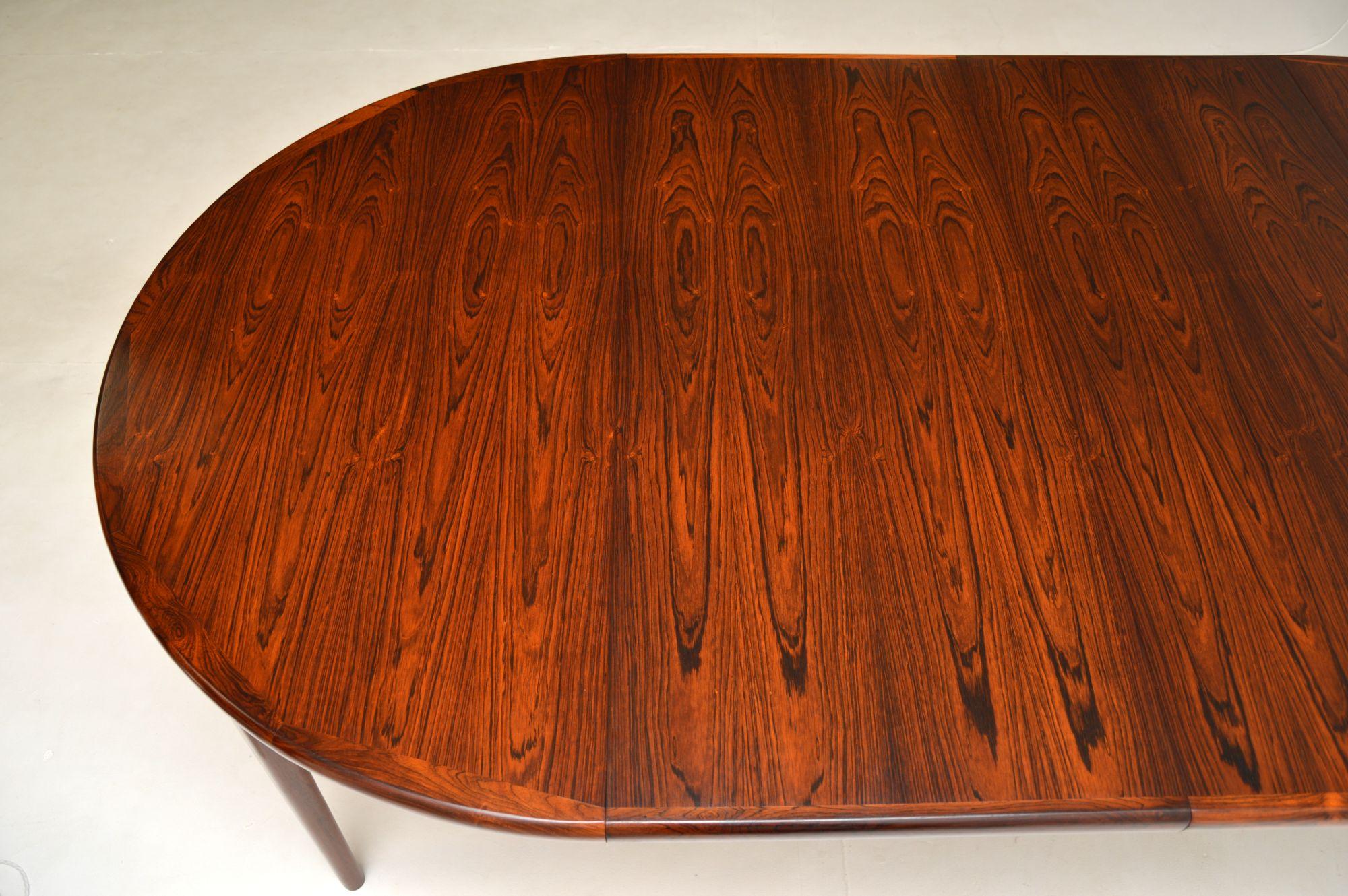 Danish Vintage Extending Dining Table For Sale at 1stDibs