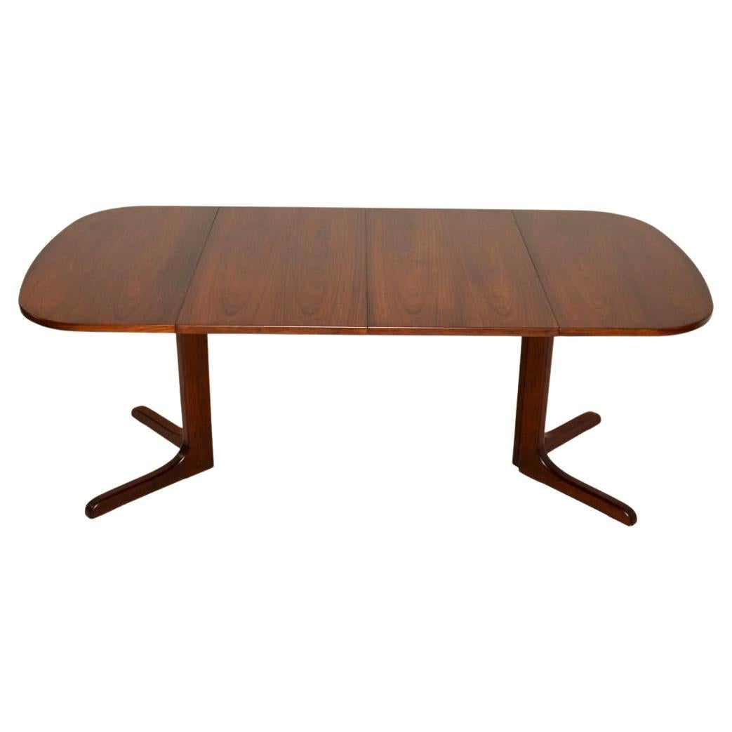 Vintage extendable wooden dining table , 1960's For Sale at 1stDibs