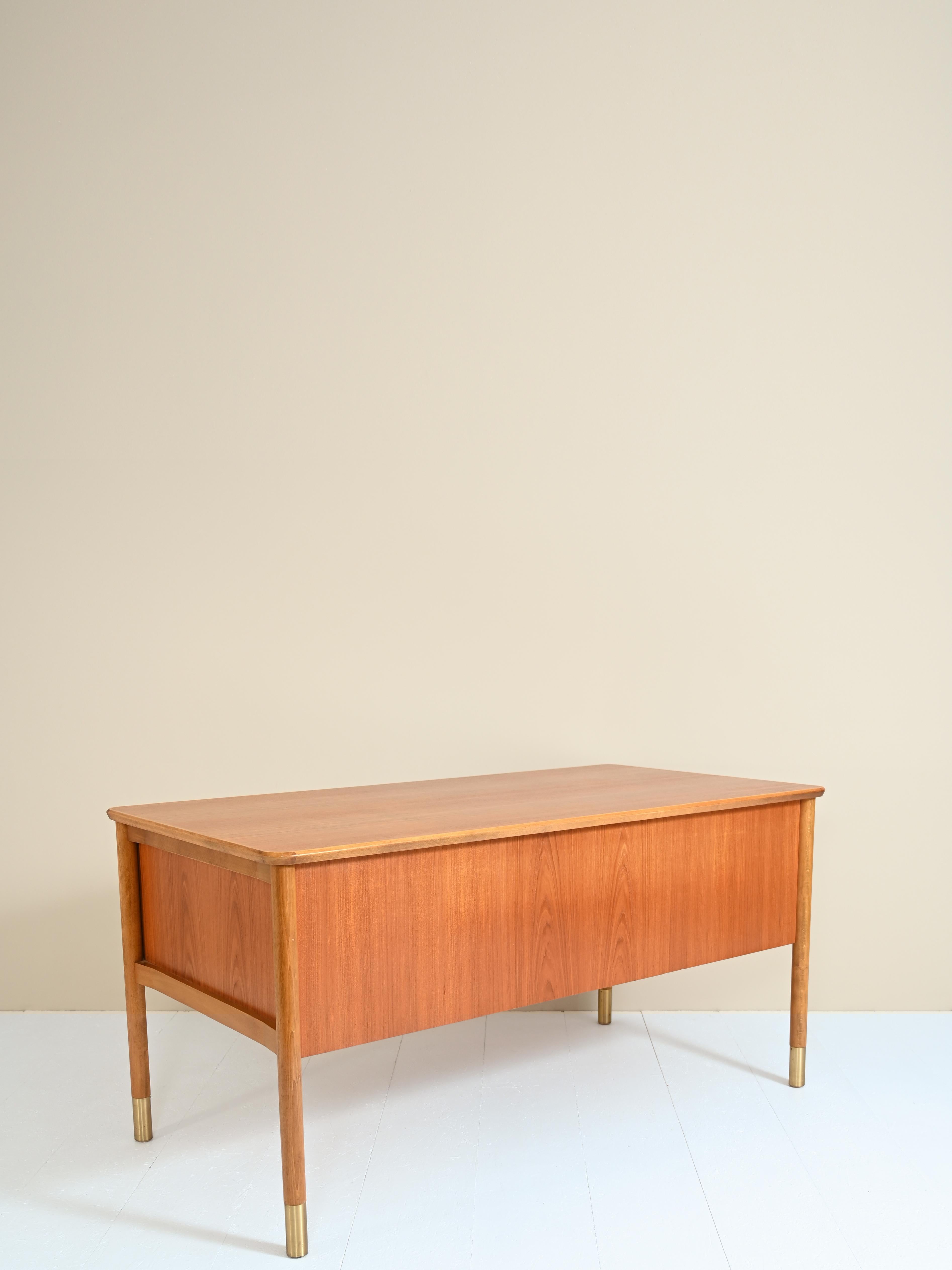 Danish Vintage Office Desk For Sale at 1stDibs