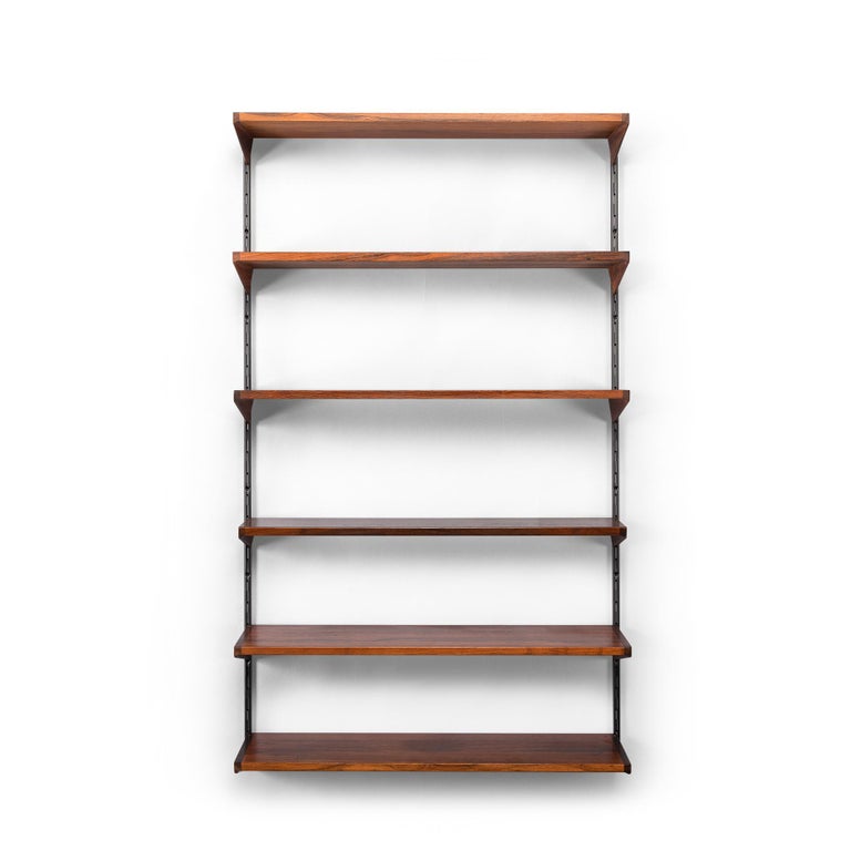 Danish Vintage Reol Shelve Wall Unit by Kai Kristiansen for Fm Møbler ...