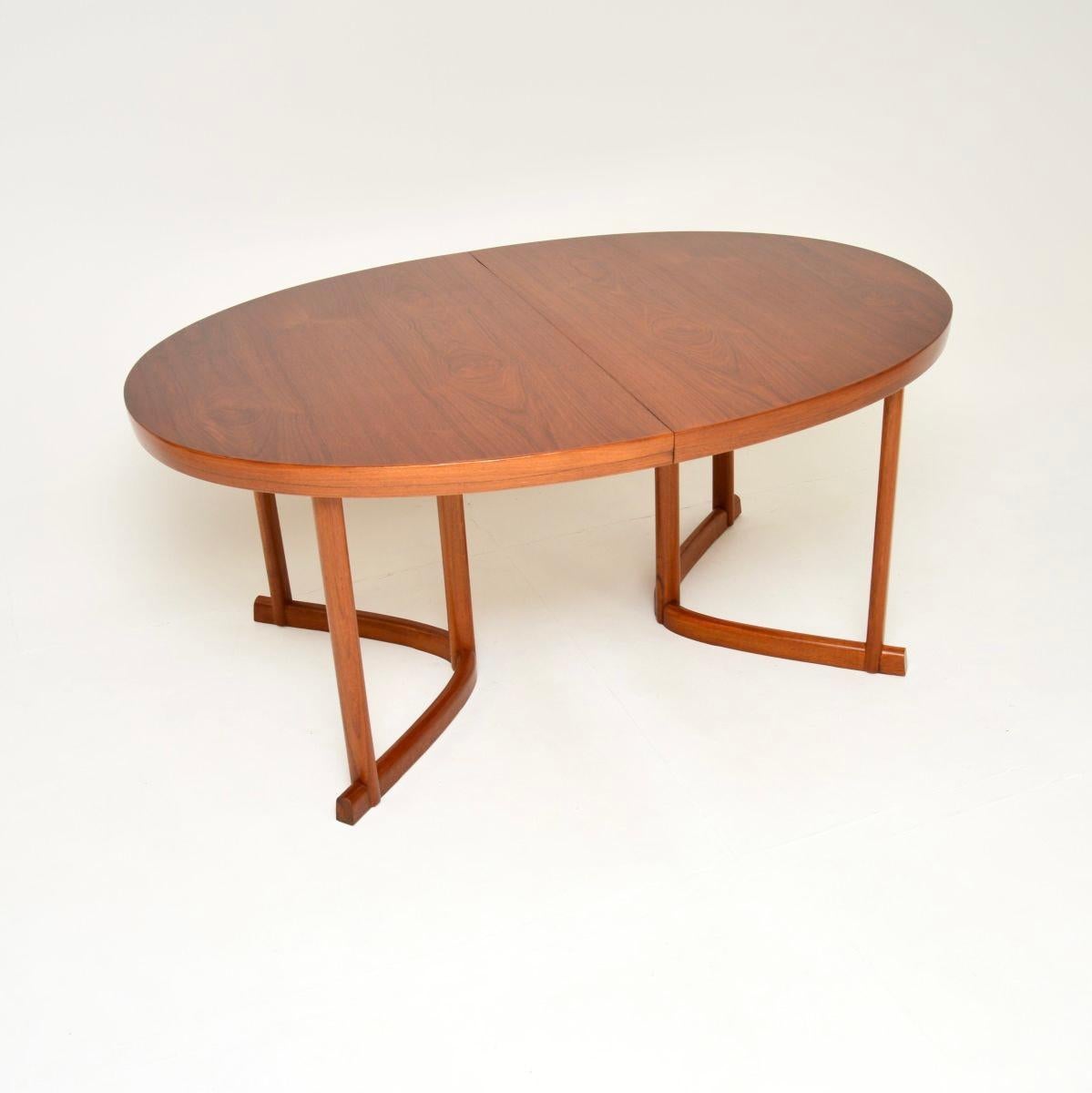 Danish Vintage Teak Dining Table by Johannes Andersen For Sale at 1stDibs