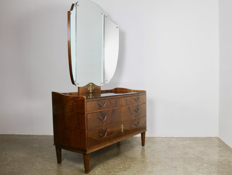 Danish Vintage Vanity Set, 1950s at 1stDibs