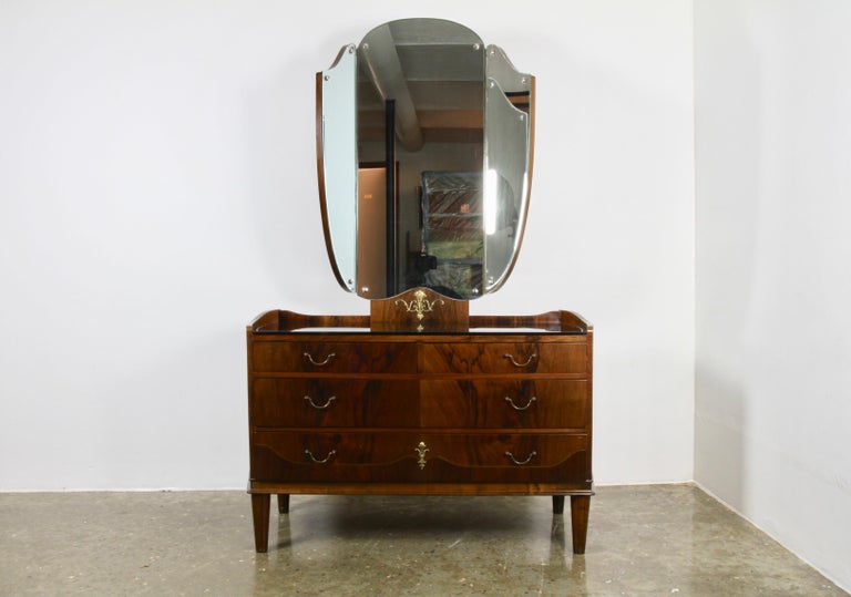 Danish Vintage Vanity Set, 1950s at 1stDibs
