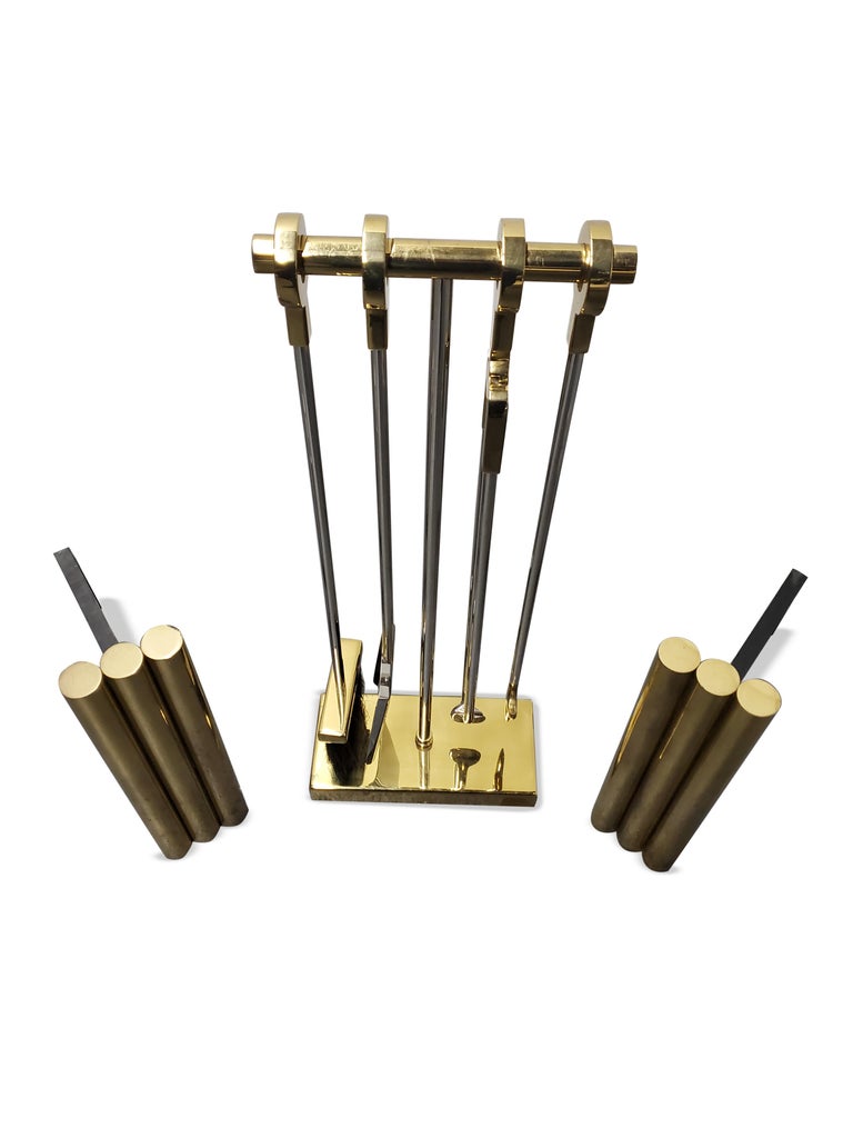 Danny Alessandro Fireplace Tool Set For Sale at 1stDibs